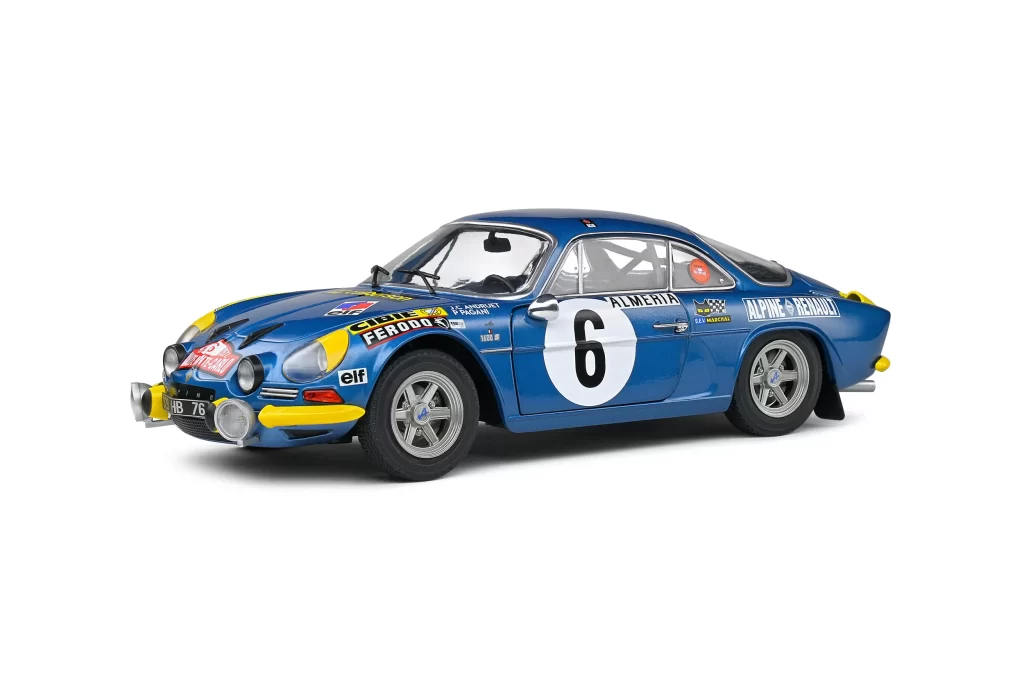 1:18 ALPINE A110 1600S – RALLYE MONTECARLO – 1972 – #6 ANDRUET/ PAGANI ...